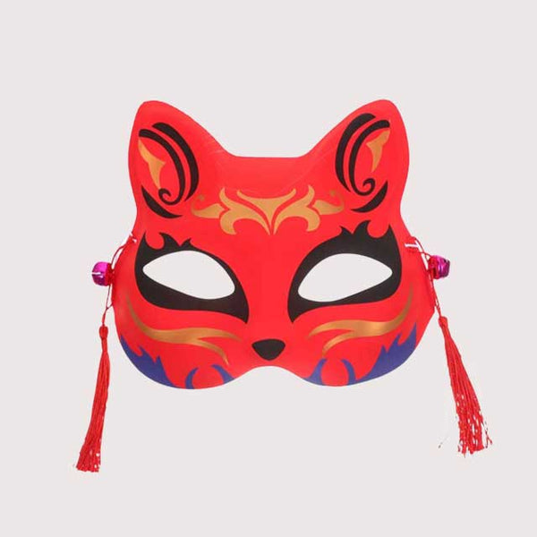 Red Kitsune Fox Mask | Eiyo Kimono