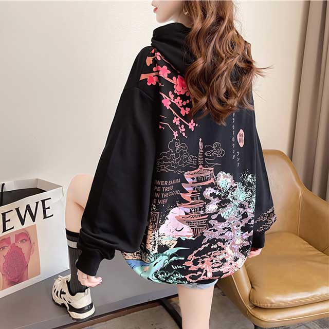 Japanese Harajuku Streetwear Hoodie | Eiyo Kimono