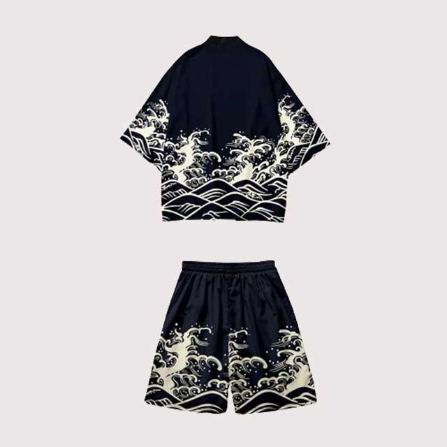 Japanese Waves Set | Eiyo Kimono