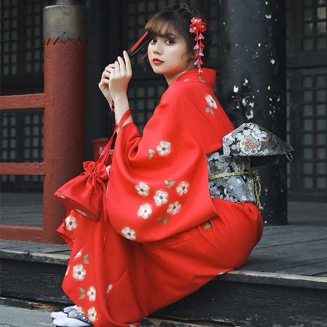 Red Kimono | Eiyo Kimono